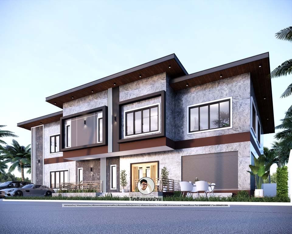 P-659-แบบบ้านลอฟท์ แบบบ้าน 2ชั้น สไตล์โมเดิร์นลอฟทสมัยใหม่