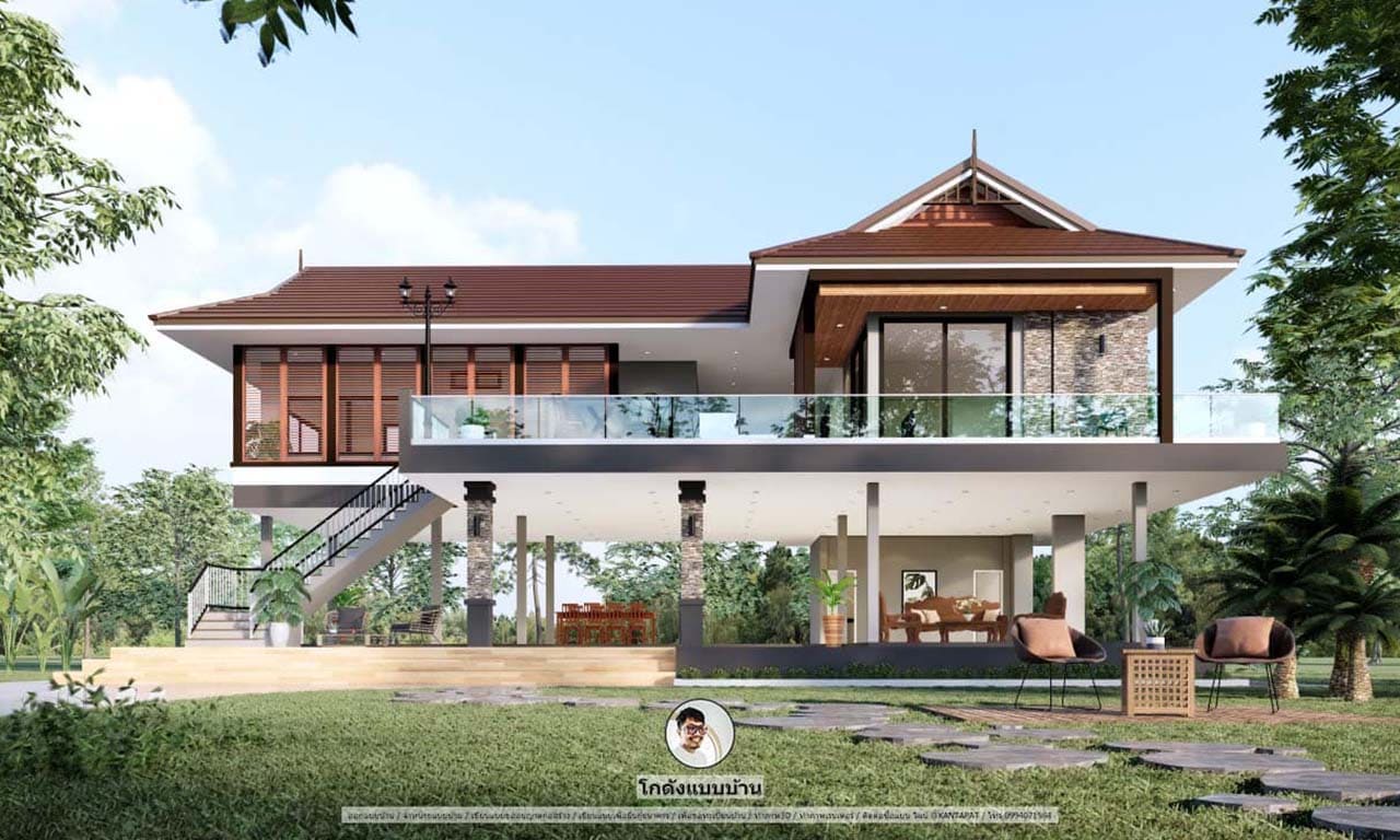 Elevated House แบบบ้านใต้ถุนสูง เทรนด์บ้านใหม่ สไตล์บ้าน 2ชั้นสวย ๆ