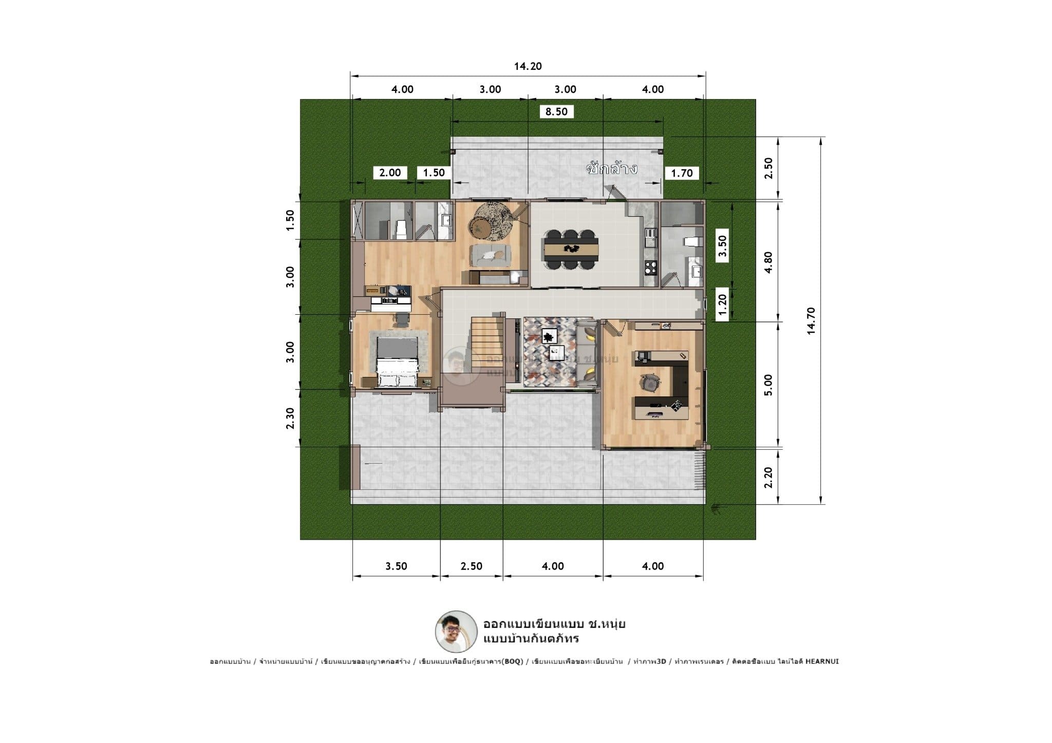 บ้านคอนเทมโพรารี่-P-831 แบบบ้านในอนาคต บ้านสวยสมัยใหม่ดูฟรี