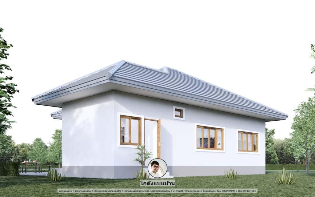 บ้านปั้นหยา-P-1178 ชั้นเดียวคอนเทมโพรารี่ 4 ห้องนอน