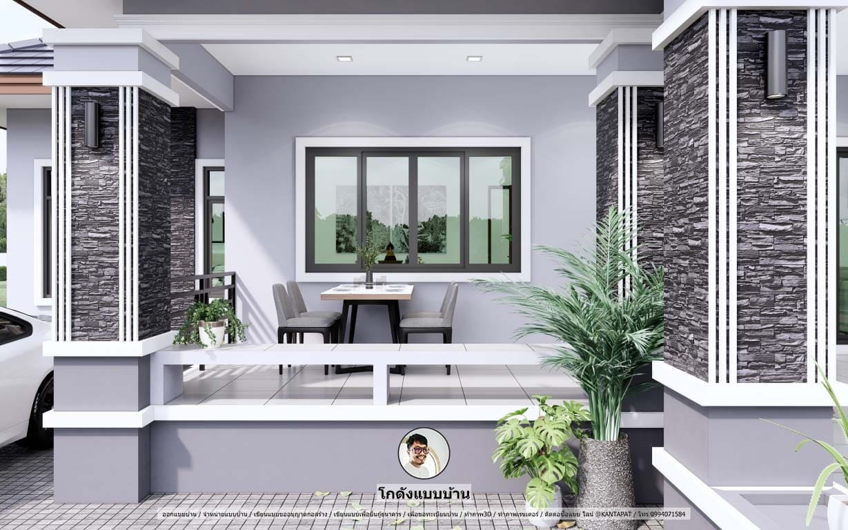P-859-ปั้นหยาสไตล์คลาสสิค 4 ห้องนอน 2 ห้องน้ำ 1 ห้องพระ บ้านสวยดูฟรี