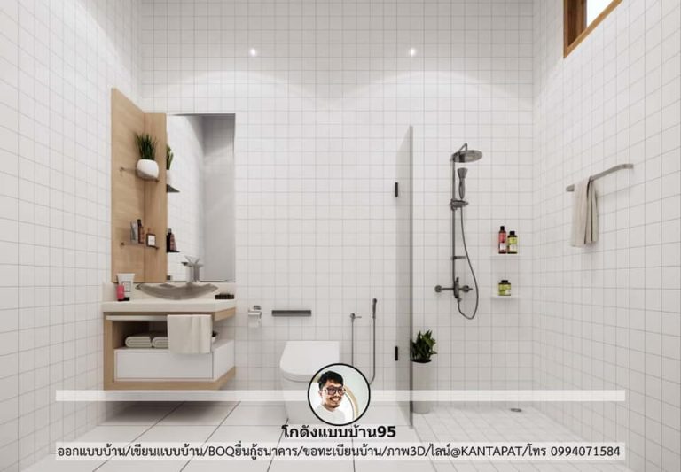 P 1302 แบบบ้านปั้นหยามูจิ ไอเดียแบบบ้านเจแปนชั้นเดียว 3 ห้องนอน