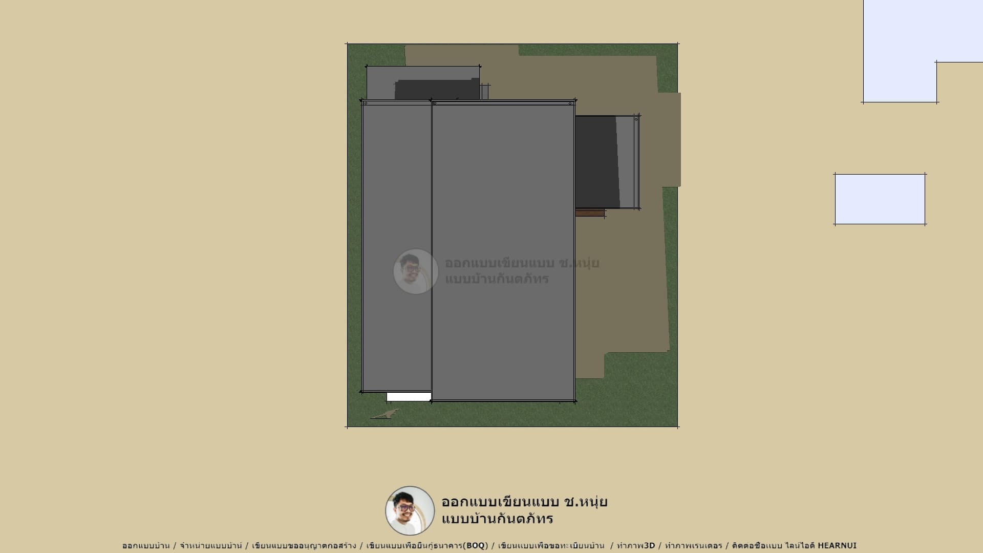 บ้านโมเดิร์นยอดฮิต-P-1214 แบบบ้าน 2 ชั้น 2 ห้องนอน 3 ห้องน้ำ