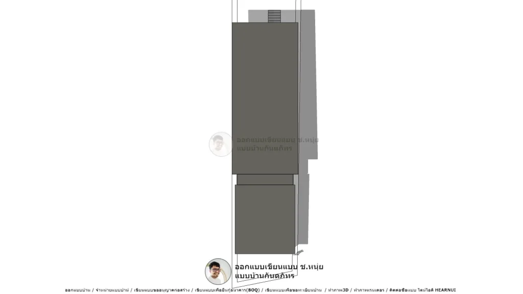 P-1109-แบบบ้านโมเดิร์น Modernstyle แบบบ้านชั้นเดียว บ้านทรงกล่อง