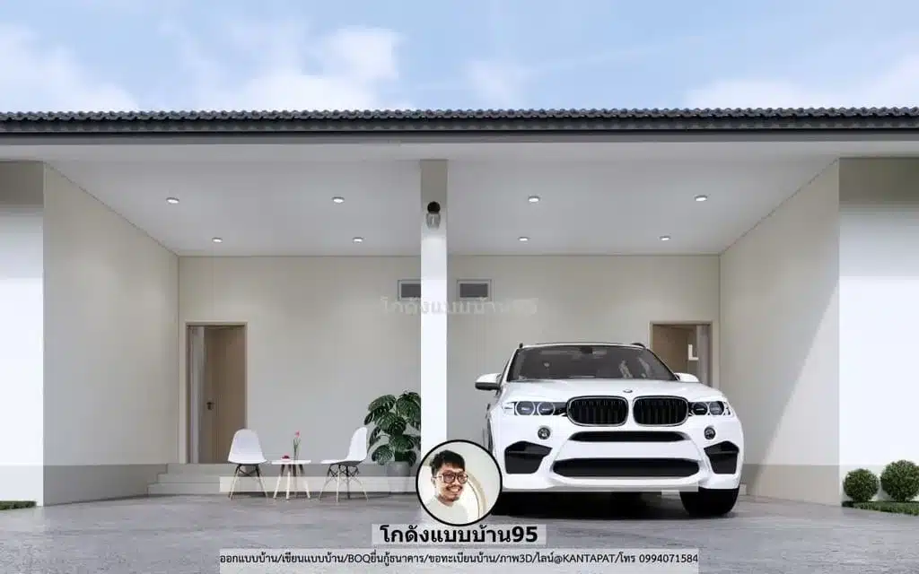 S-076-ออกแบบห้องพักรายวัน แบบบ้านสมัยใหม่ หอพัก อพาร์ตเม้นต์