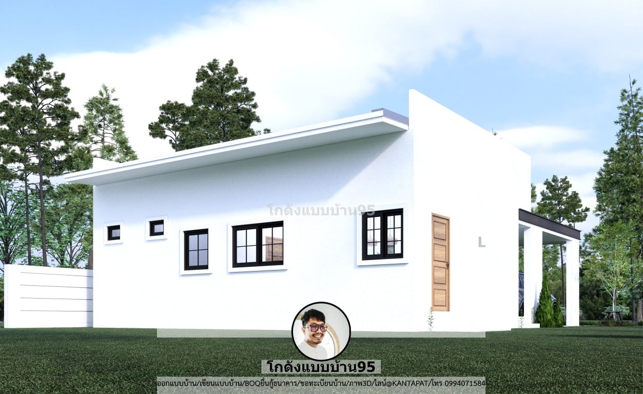 บ้านโมเดิร์นเล็กๆ P-2352 (5) - โกดังแบบบ้าน 95 thailandhomeplan แบบบ้าน โกดังแบบบ้าน รวมไอเดีย ...